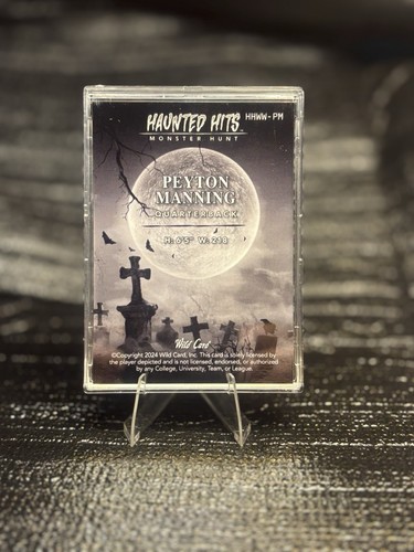 2024 Wild Card - Haunted Hits - Peyton Manning 1/4 HHWW-PM | eBay