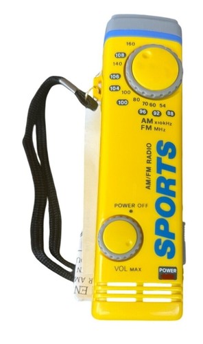 Vintage Ultronic AM /FM Sports Pocket Radio Antenna New In Box | eBay
