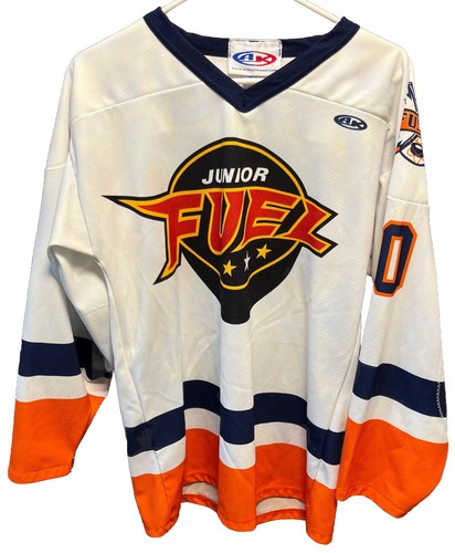 Indy Fuel Junior Hockey Rogers 0 Jersey Adult Small | eBay