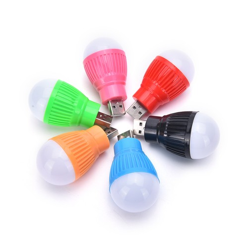 New USB Mini LED Cool White Night Light Bulb for Portable Reading ...