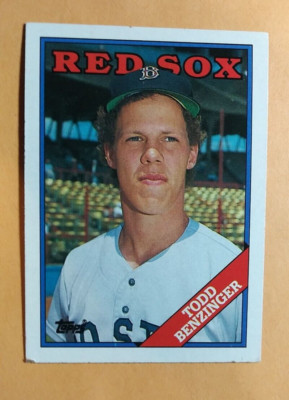 1988 Topps Baseball Card Todd Benzinger Boston Red Sox #96 | eBay