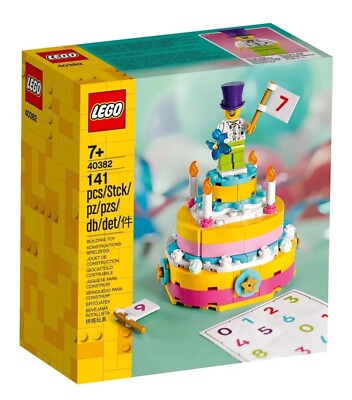 LEGO 40382 Birthday Set Exclusive - Birthday Cake Set -New Sealed. Fast ...