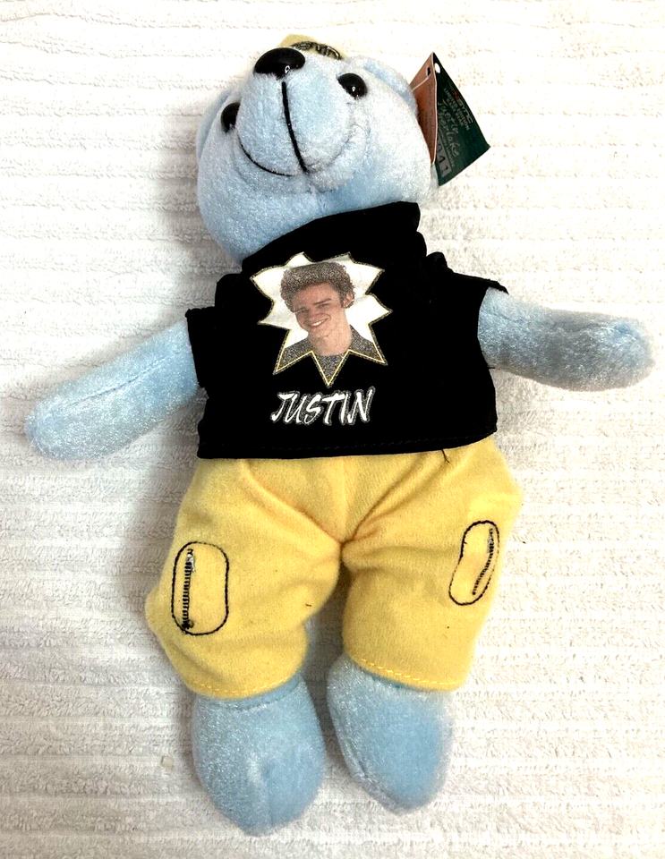Justin Timberlake 10" Limited Edition Teddy Bear With Numbered Tag and ...