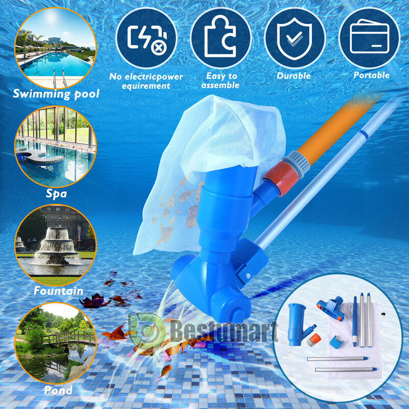 Swimming Pool Spa Suction Vacuum Head Cleaner Cleaning Pond Tool Kit ...