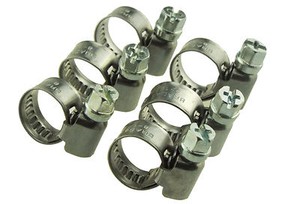 8-12MM HOSE CLIPS FOR GAS PIPE/BRAIDED PIPE,WATER HOSE(PACK OF 6) | eBay