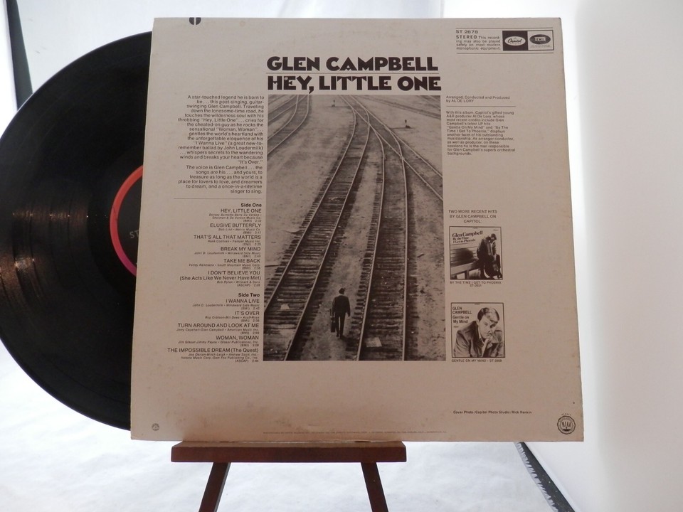GLEN CAMPBELL "HEY, LITTLE ONE" VG++ PLAY-GRADED | eBay