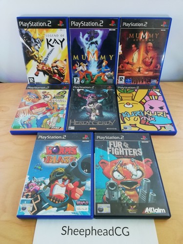 Playstation 2 PS2 Kids 8x Games Bundle - All Tested, 7 Complete - Mummy ...