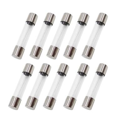 10pcs F10AL250V 6x30mm 10A Fast-Blow Fuse 250V Glass Fast-Acting Fuse ...