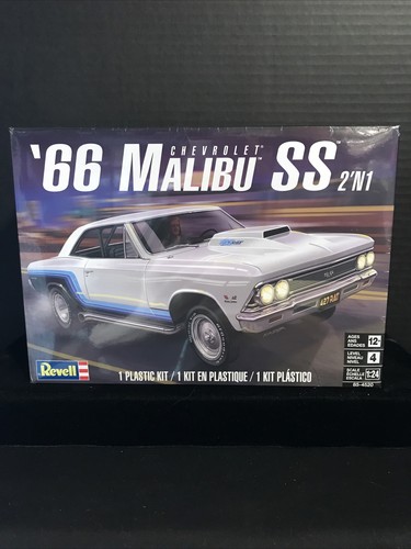 REVELL 85-4520 ‘66 CHEVY MALIBU SS MODEL KIT-NIB-1:24 SCALE | eBay