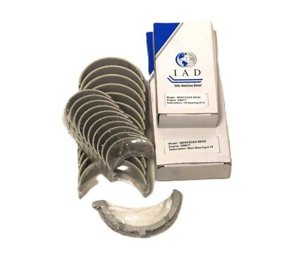 NEW AFTERMARKET Con Rod Bearing Set&MAIN BEARING SET Std OM617 MERCEDES ...