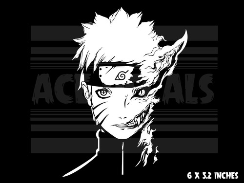 Naruto - Fox - Anime Vinyl decal sticker | eBay