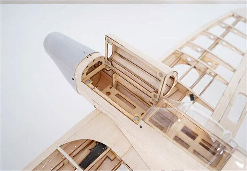 Unassembled WWII British Spitfire Fighter Balsa Wood Aircraft KIT RC ...