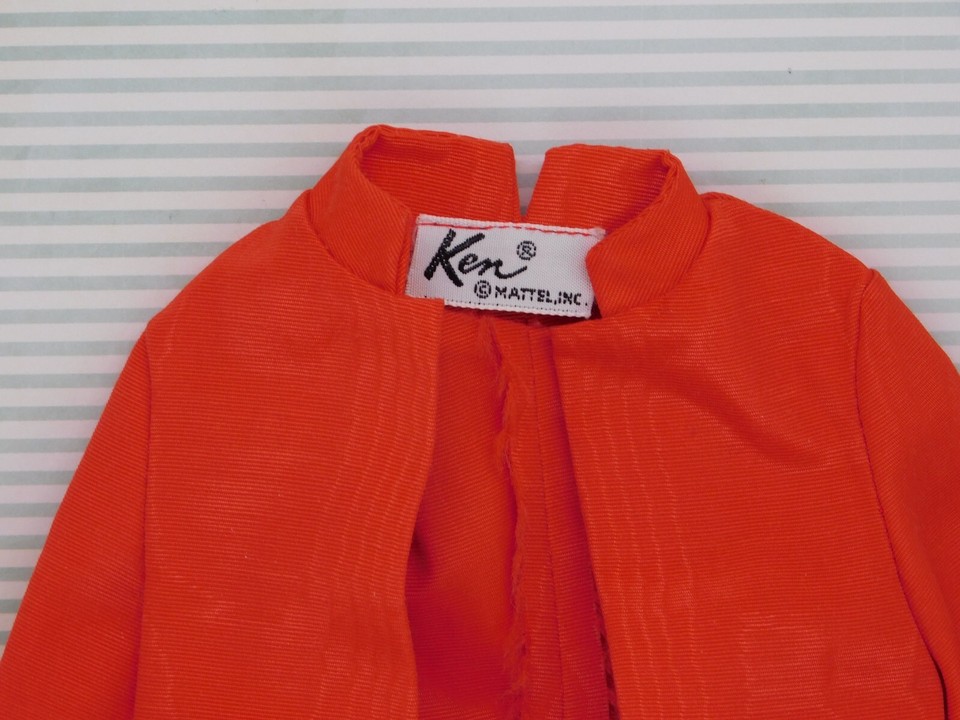 Vintage Barbie 1960s Ken RED NEHRU JACKET #1431 Guruvy Formal Ken | eBay