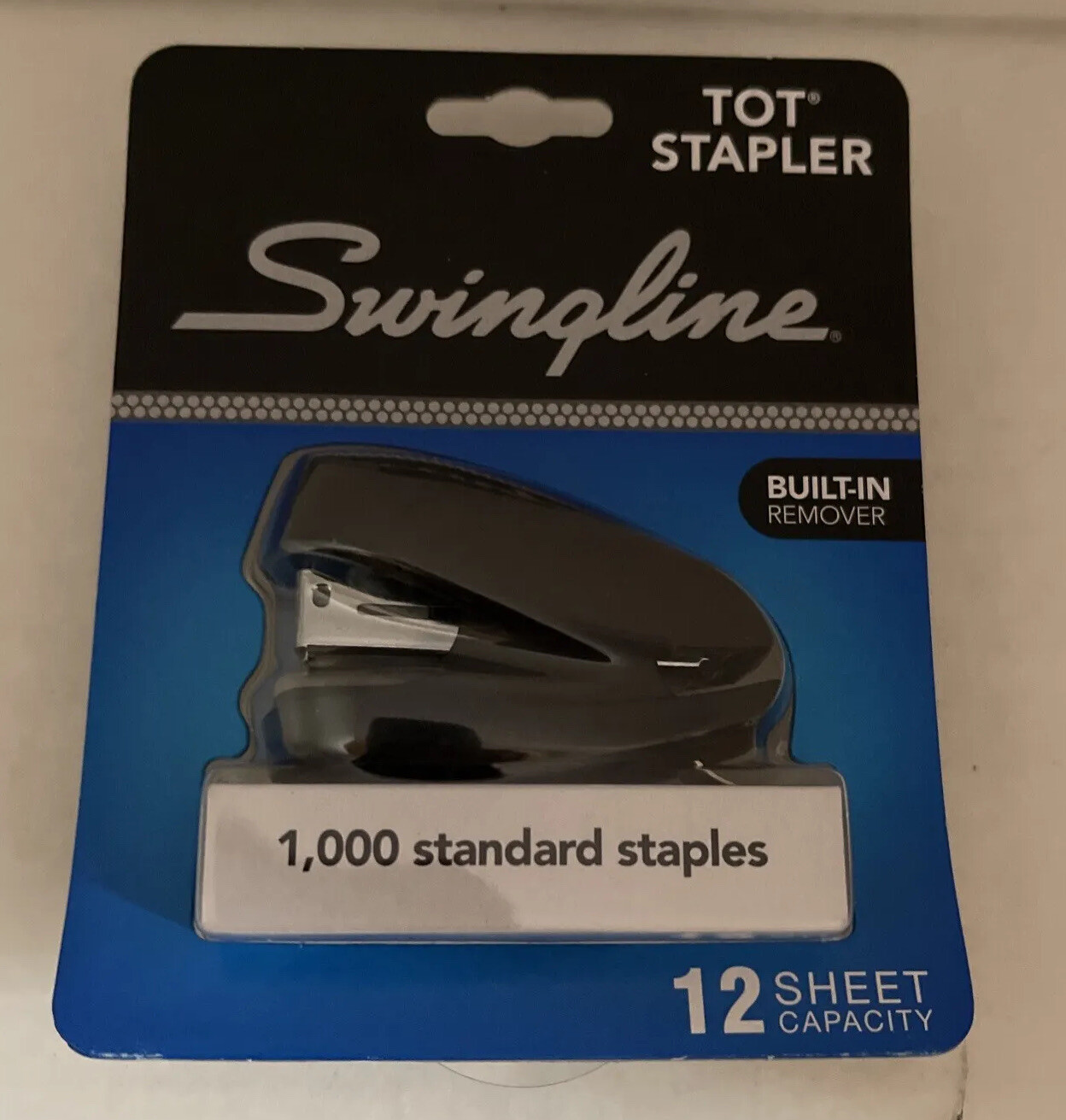 Swingline Tiny Tot Staplers - 12 Sheets Capacity - Black (SWI79171 ...