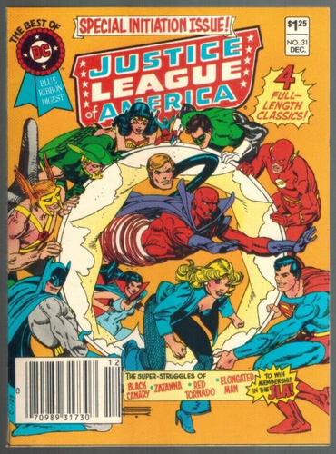BEST OF DC BLUE RIBBON DIGEST #31 Justice League of America 1982 DC 100 ...