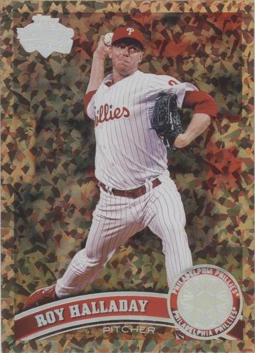 2011 Topps - Roy Halladay #300 Cognac Diamond Anniversary for sale ...