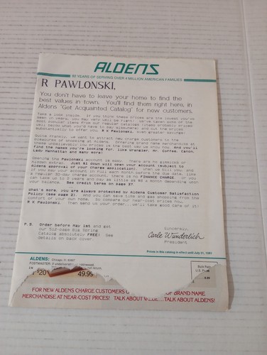 Aldens 1981 51 Pages Catalog Booklet | eBay