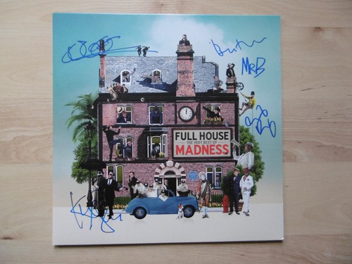 Madness Autogramme signed LP-Cover "Full House: The Very Best Of ...