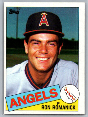 Ron Romanick 1985 Topps RC #579 California Angels 3R3AG | eBay