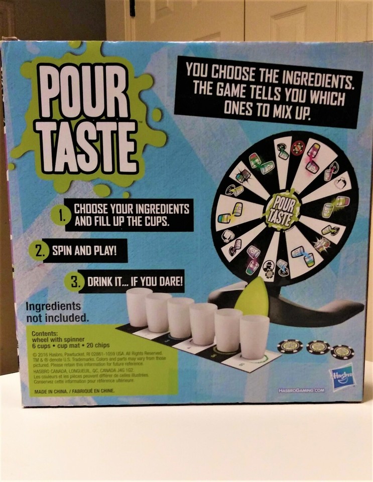 Pour Taste Party Multi-Player Interactive Drinking Board Game by Hasbro ...