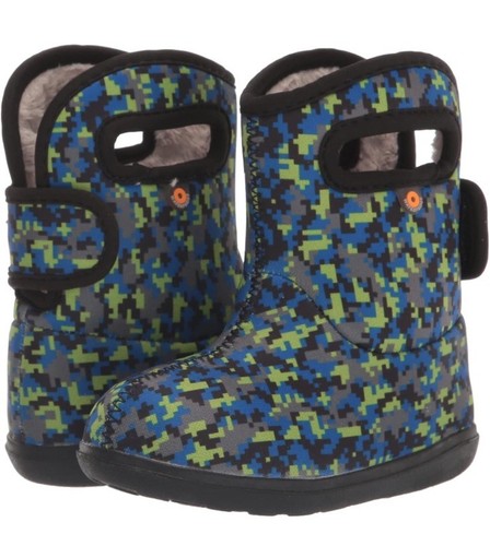 New Toddler Boys Bogs II Digital Maze Neoprene Winter Boots Size 8 T ...