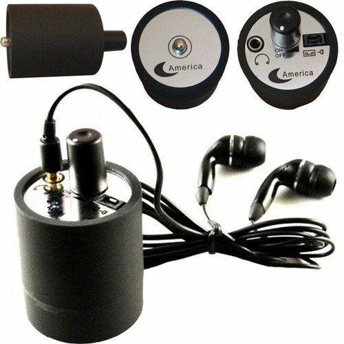 Highly Sensitive Wall microphone voice bug/ear listen through wall ...