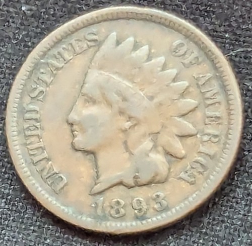 1893 Indian Head One Cent VF Coin | eBay