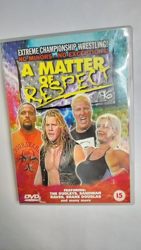 ECW DVD A Matter Of Respect 96 DVD Wrestling WWE Jericho TAZ RVD Sabu ...