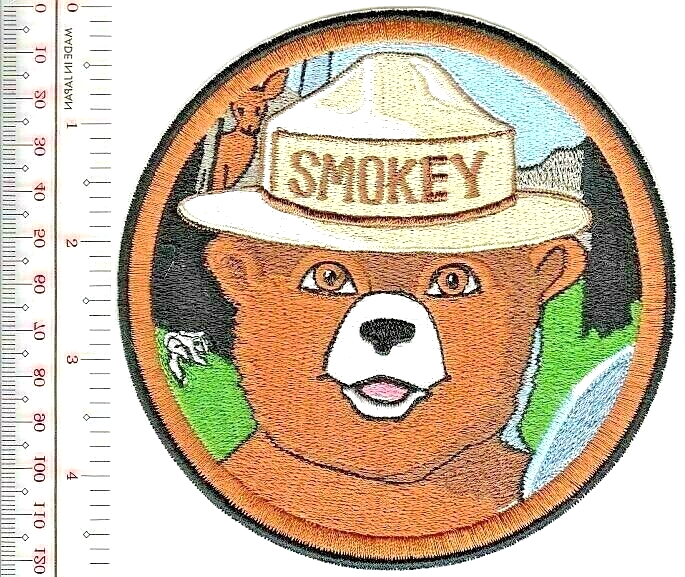 Smokey the Bear US Forest Service USFS Smokey's Vintage large Patch lg ...
