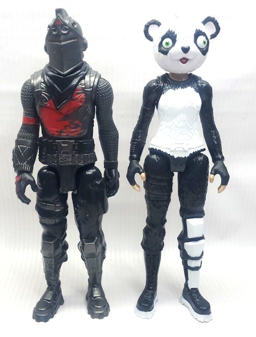 Fortnite 2019 Black Knight and 2019 Panda Team Leader Action Figures ...