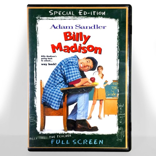 Billy Madison (DVD, 1995, Full Screen, Special Ed) Adam Sandler Josh ...