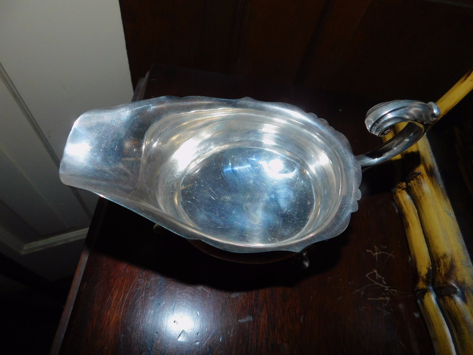 VINTAGE PETER GUILLE 1939 STERLING SILVER LONDON ENGLISH SAUCE BOAT | eBay