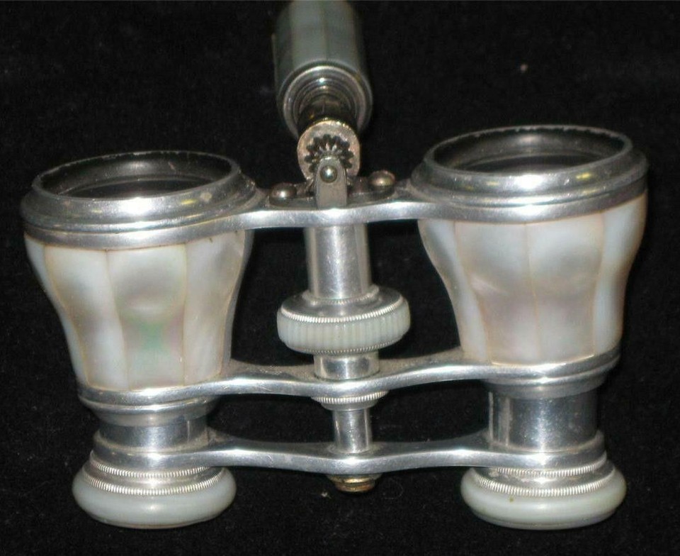 Antique Mother of Pearl Telescopic Handle Opera Glasses ca. Early 1900 ...