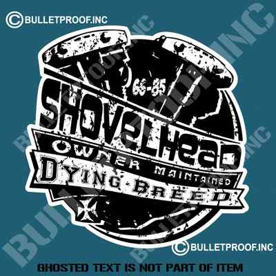 AMERICAS SHOVELHEAD Decal Sticker Car Retro Vintage Hot Rod Rat Muscle ...