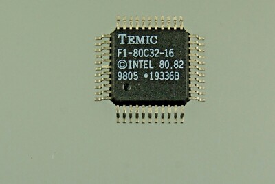 10pcs F1-80C32-16 microcontroller 8-bit PQFP44 Temic cross P80C32SBBB ...