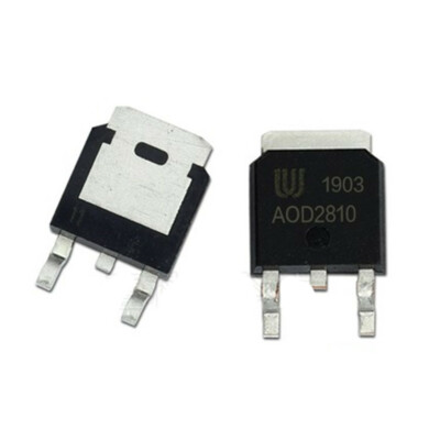 10pcs New AOD2810 D2810 Patch 46A 80V N-Channel MOS Field Effect Tube ...