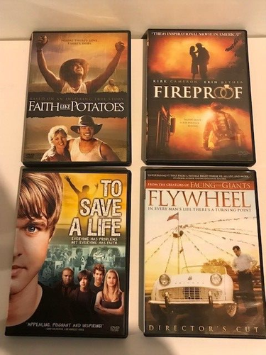 Lot of 4 Christian DVDs, Family Friendly Inspirational Movies ...