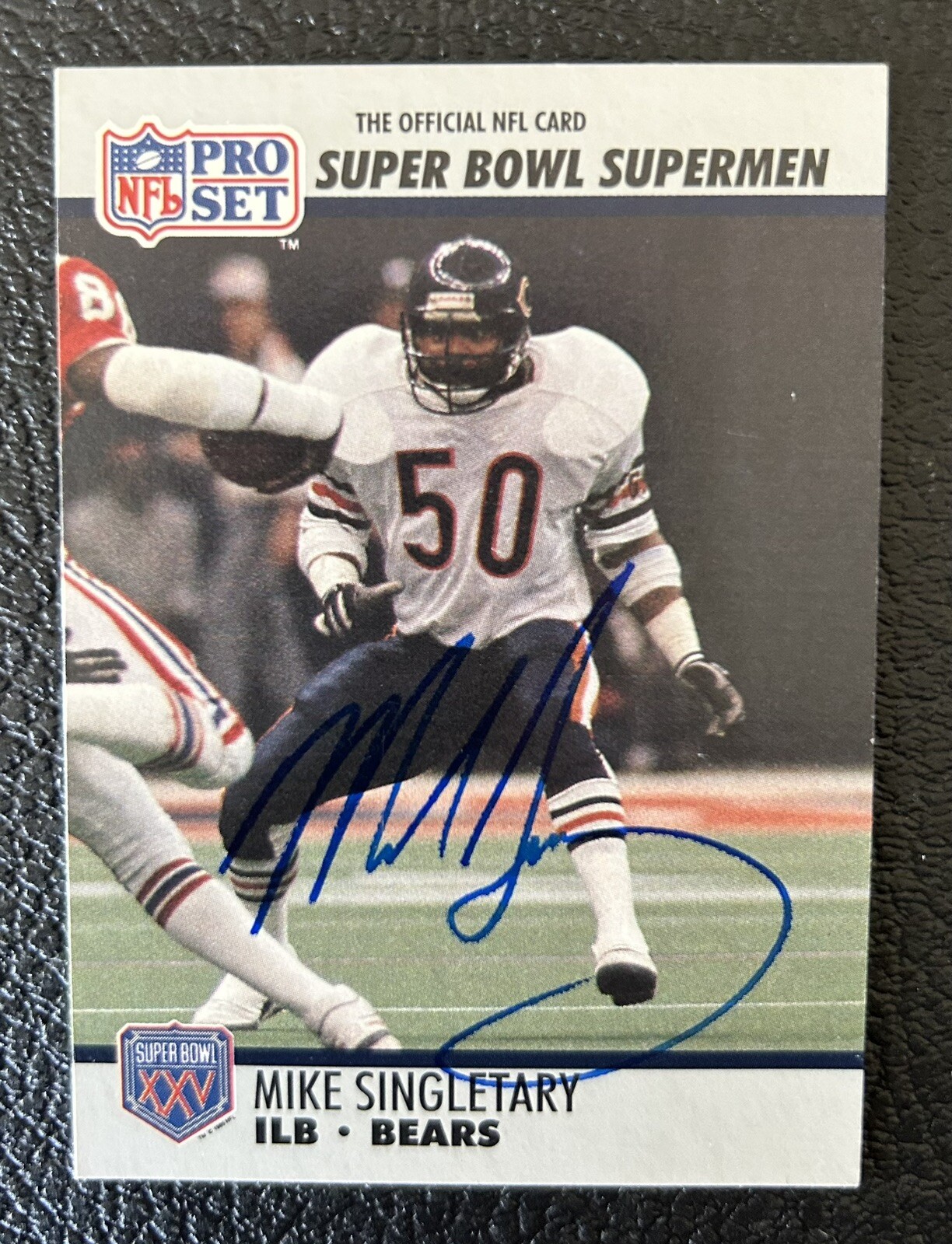 MIKE SINGLETARY Signed Autographed 1990 Pro Set Card Chicago Bears | eBay