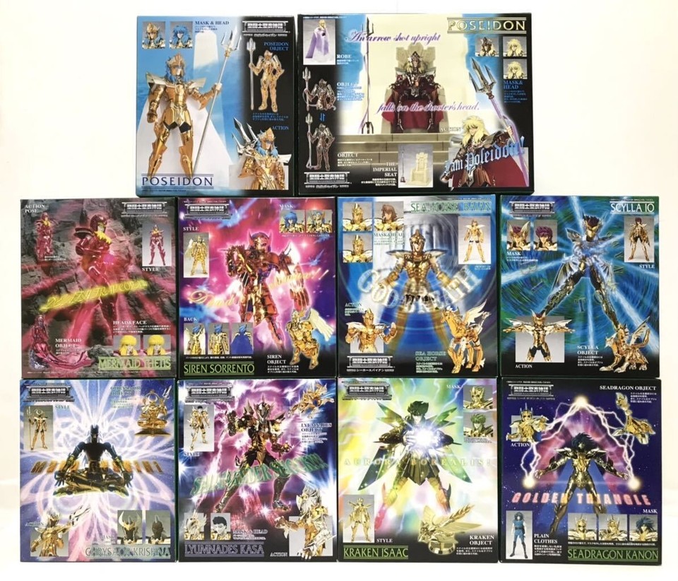 BANDAI Saint Cloth Myth Action figure Marina Poseidon series set | eBay