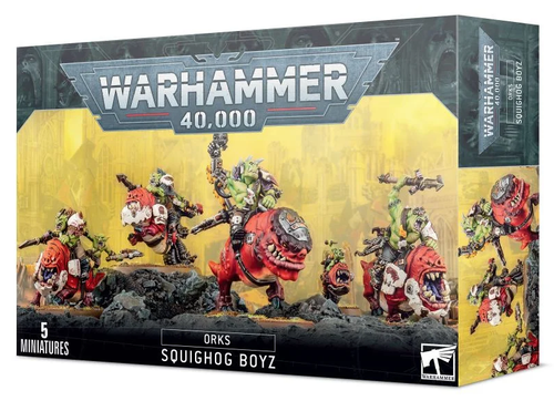 Warhammer 40K Orks Squighog Boyz NEW BOX Feral Ork Cavalry Squig Boys ...