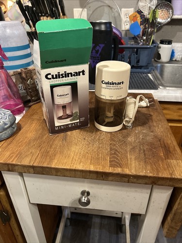 Vintage Cuisinart Mini Mate Food Chopper/Grinder Model MM 2 - Tested ...
