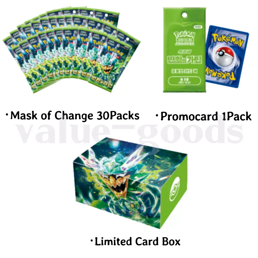 Pokemon Card Mask of Change sv6 Twilight Masquerade Booster Box +Promo ...