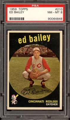 1959 Topps Baseball #210 Ed Bailey PSA 8 | eBay