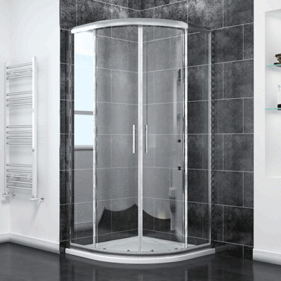 Quadrant Shower Enclosure 800x800 Corner Sliding Door 6mm Glass Screen ...