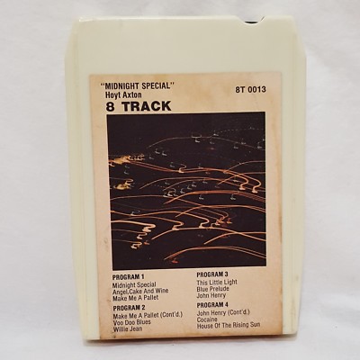Midnight Special Hoyt Axton 8 Track Tape Cartridge 8T 0013 | eBay