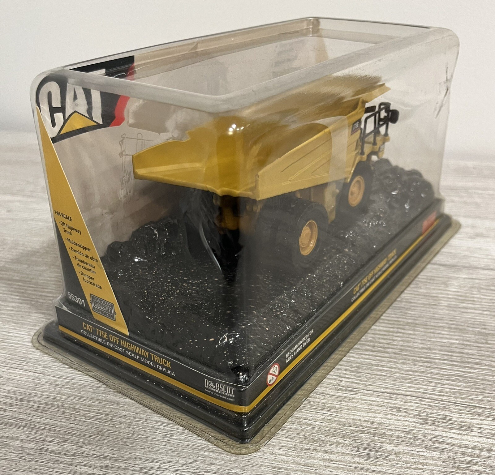 NORSCOT 2007 #55301 ~ 1/64 Scale Die Cast ~ CAT 775E OFF HIGHWAY TRUCK ...