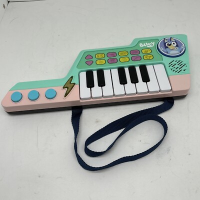 VTech Bluey Bluey's Keytar Keyboard Baby Toy Learning Toy Musical ...