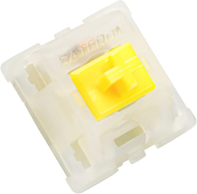 Milky Yellow Switches Pro, Pre Lubed 5 Pin,Keyboard Switches for MX ...