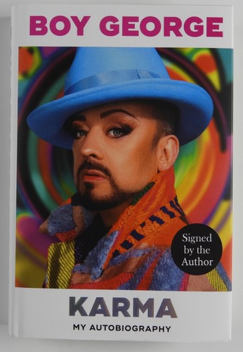 Boy George JSA Autograph Signed Book Karma Culture Club | eBay