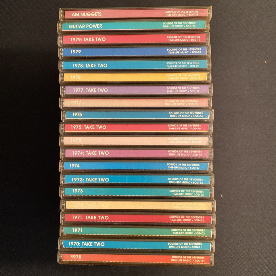 Time Life Music Collection SOUNDS OF THE 70’s. 20 Discs. Rock N Roll | eBay